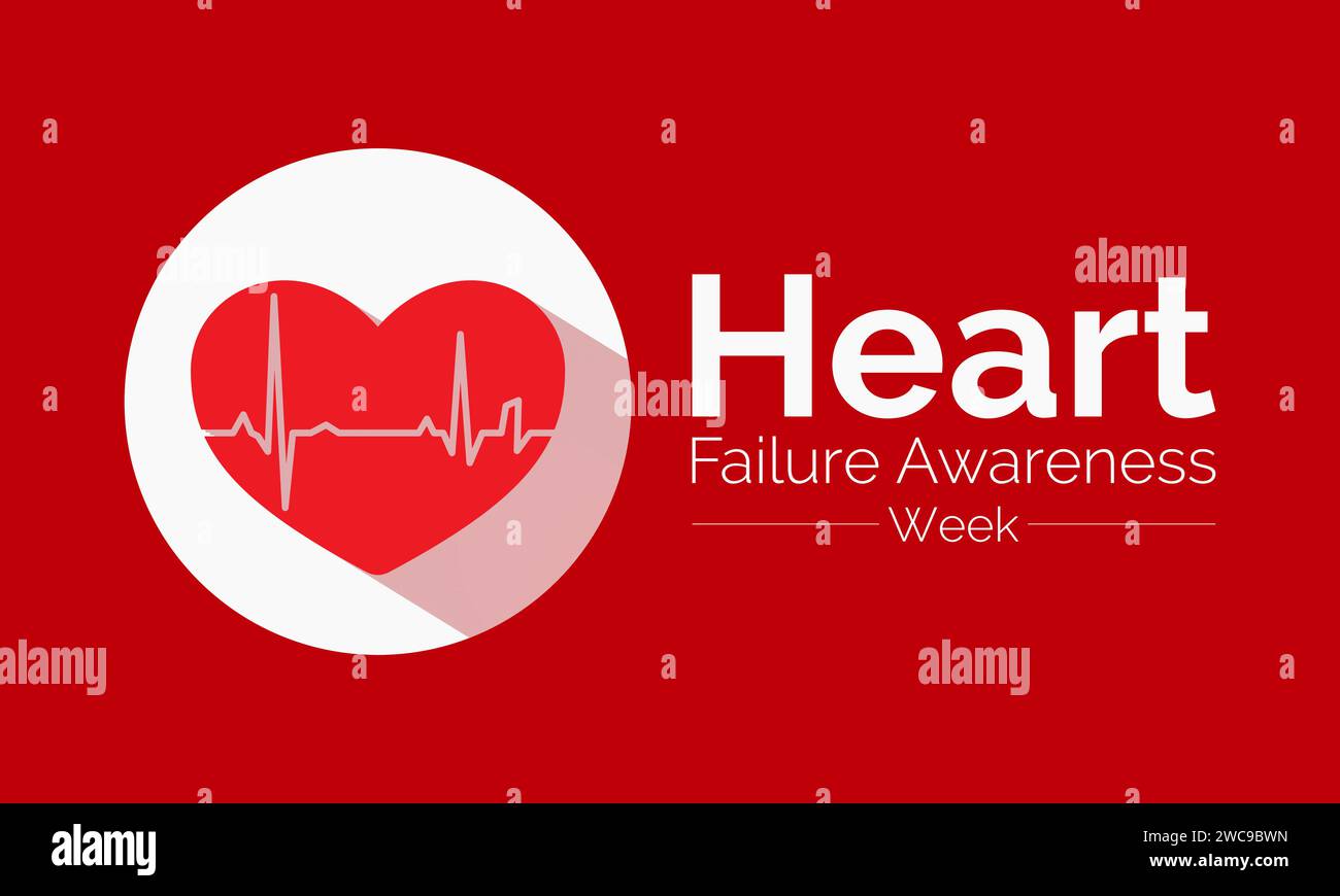 Heart Failure Awareness Week observed every year of february. Vector ...