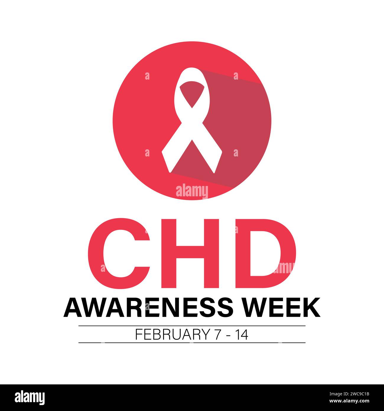 Congenital Heart Defect Awareness Week Observed Every Year In Month Of February Vector Health