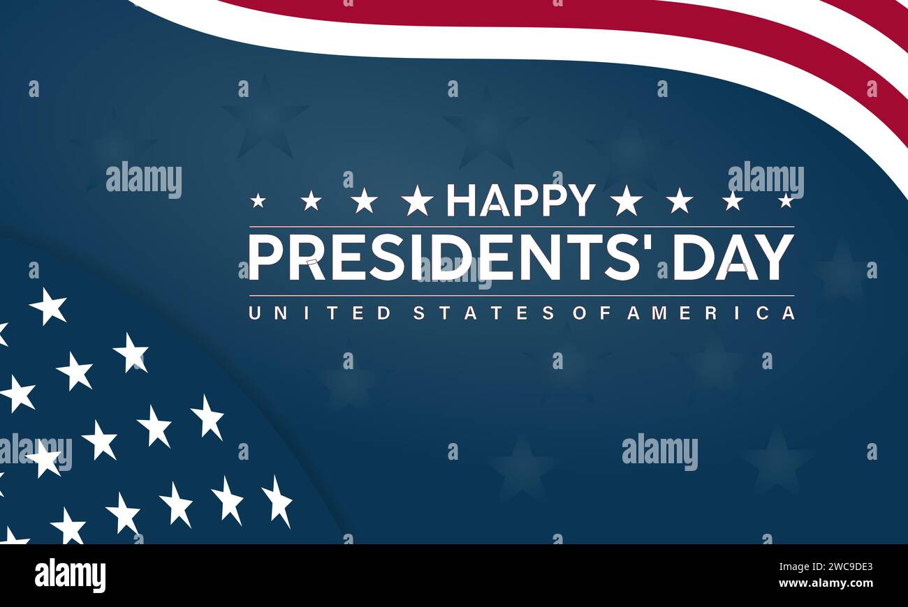 Presidents' Day celebrated every year of 19th February. American ...