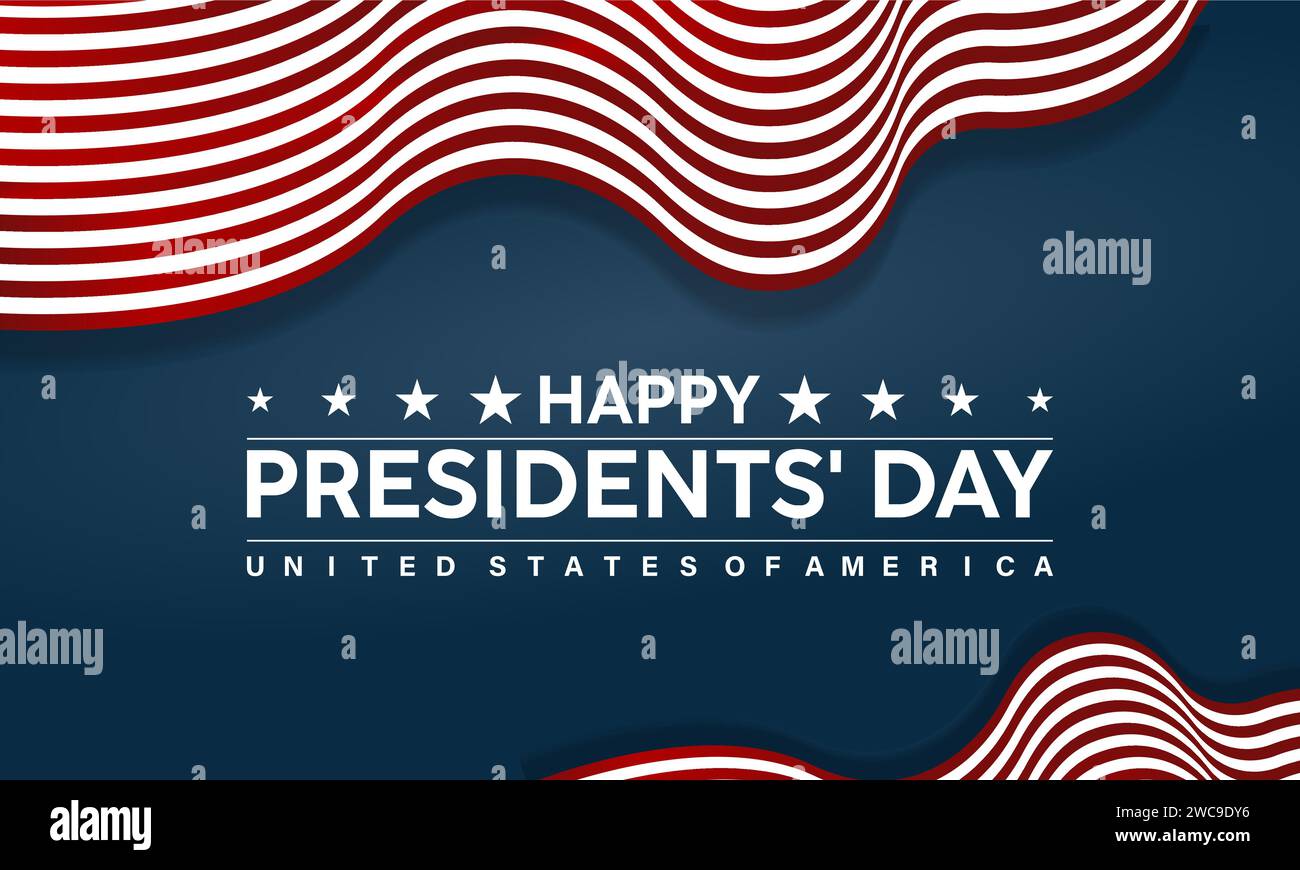 Presidents' Day celebrated every year of 19th February. American ...