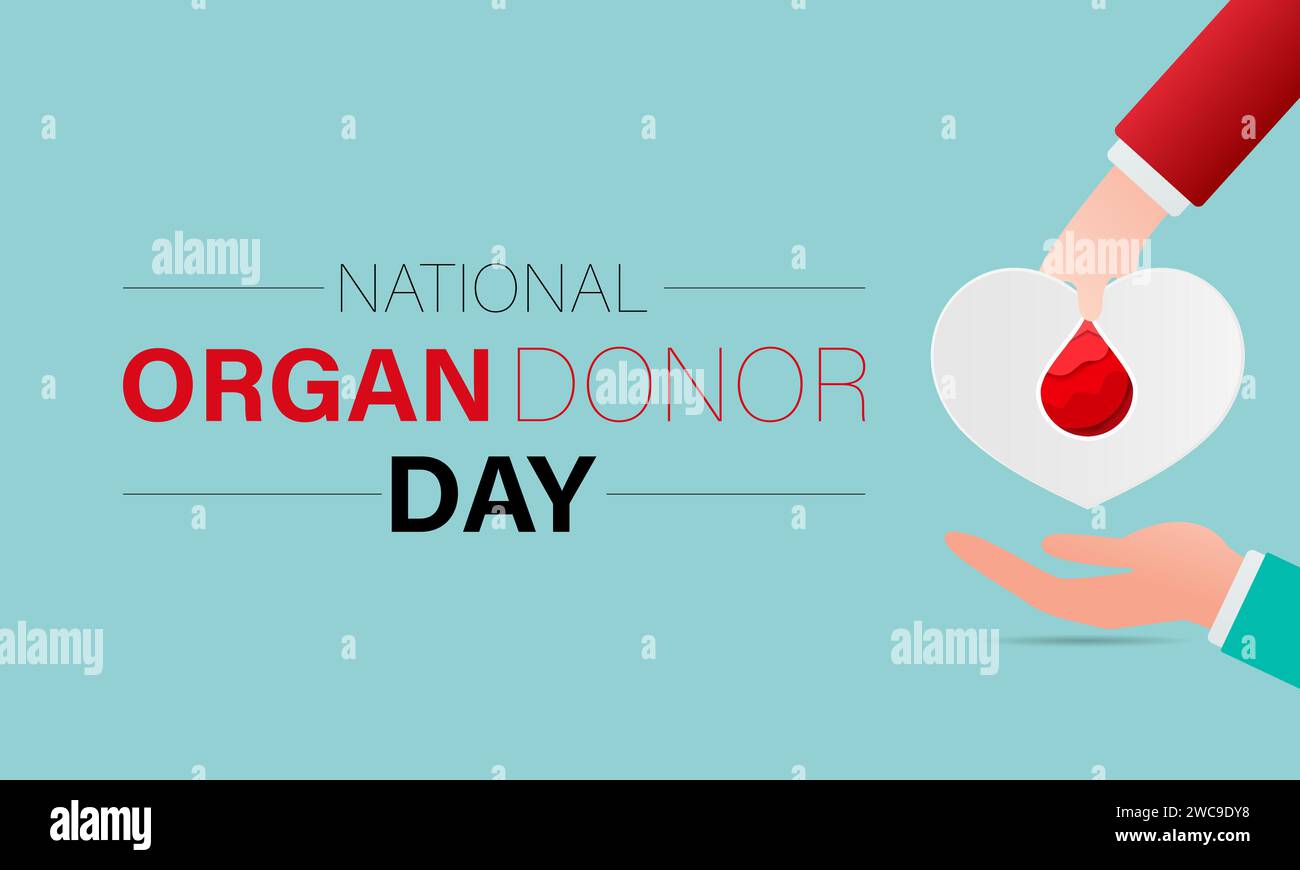 Organ Donor Day observed every year on february 14. Vector health ...
