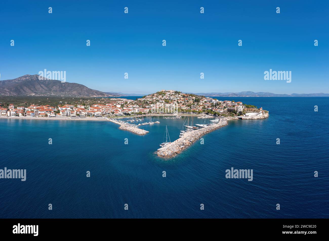 Town paralio astros in greece hi-res stock photography and images - Alamy