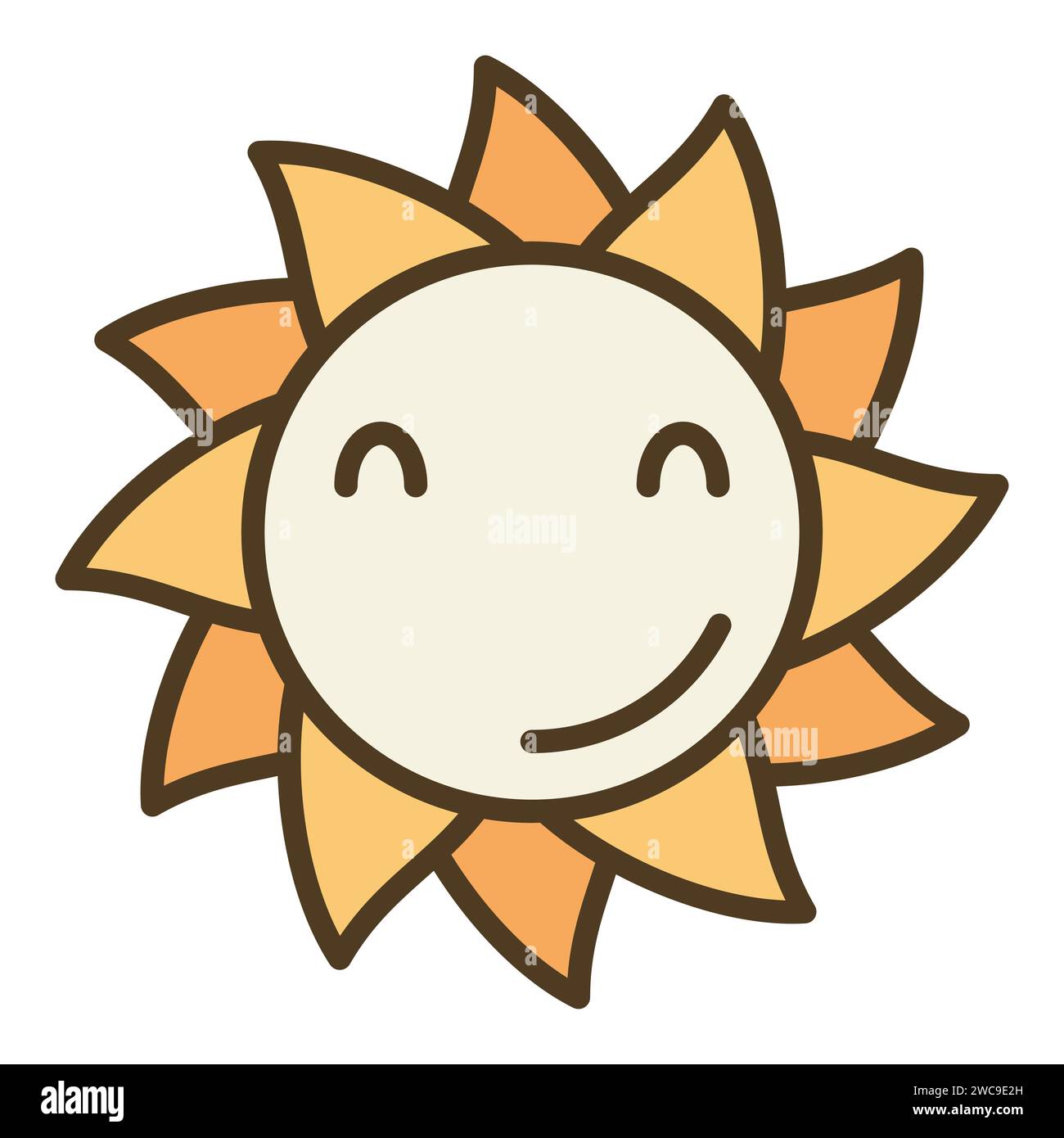 1970 smile vector vectors hi-res stock photography and images - Alamy