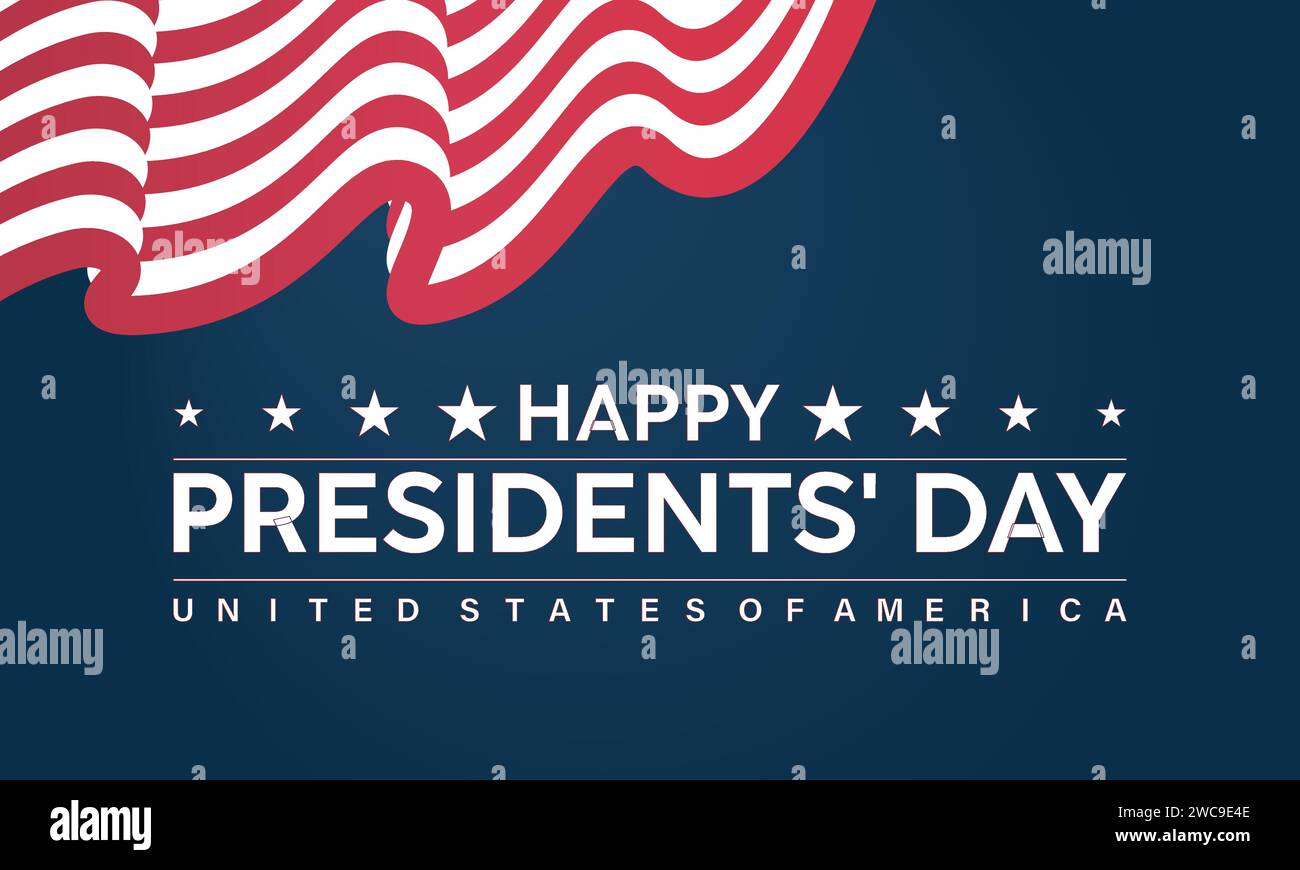 Presidents' Day celebrated every year of 19th February. American ...
