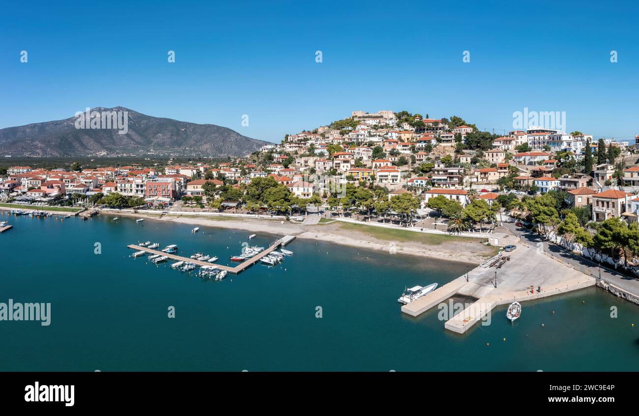 Town paralio astros in greece hi-res stock photography and images - Alamy