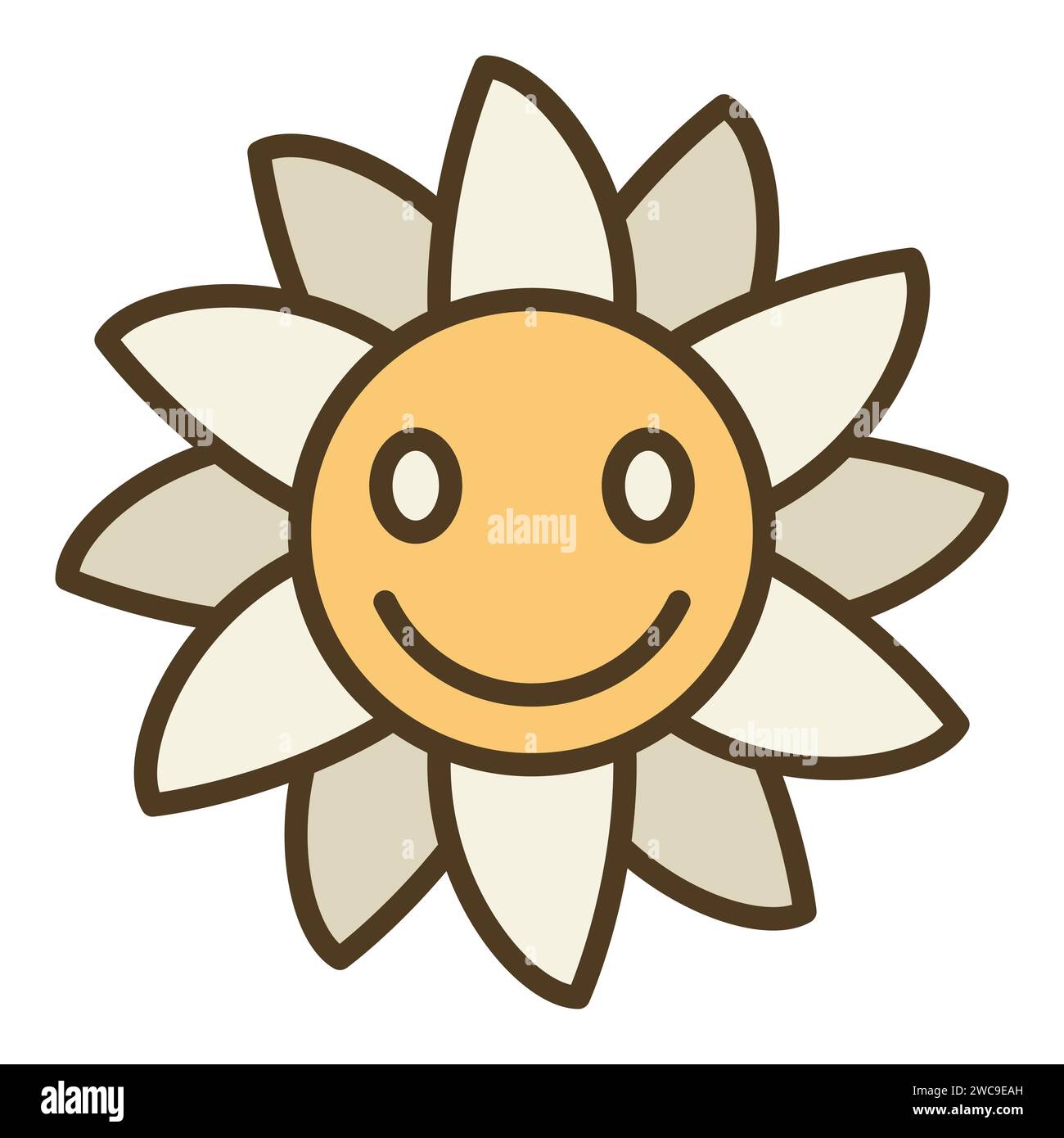 1970 smile vector vectors hi-res stock photography and images - Alamy