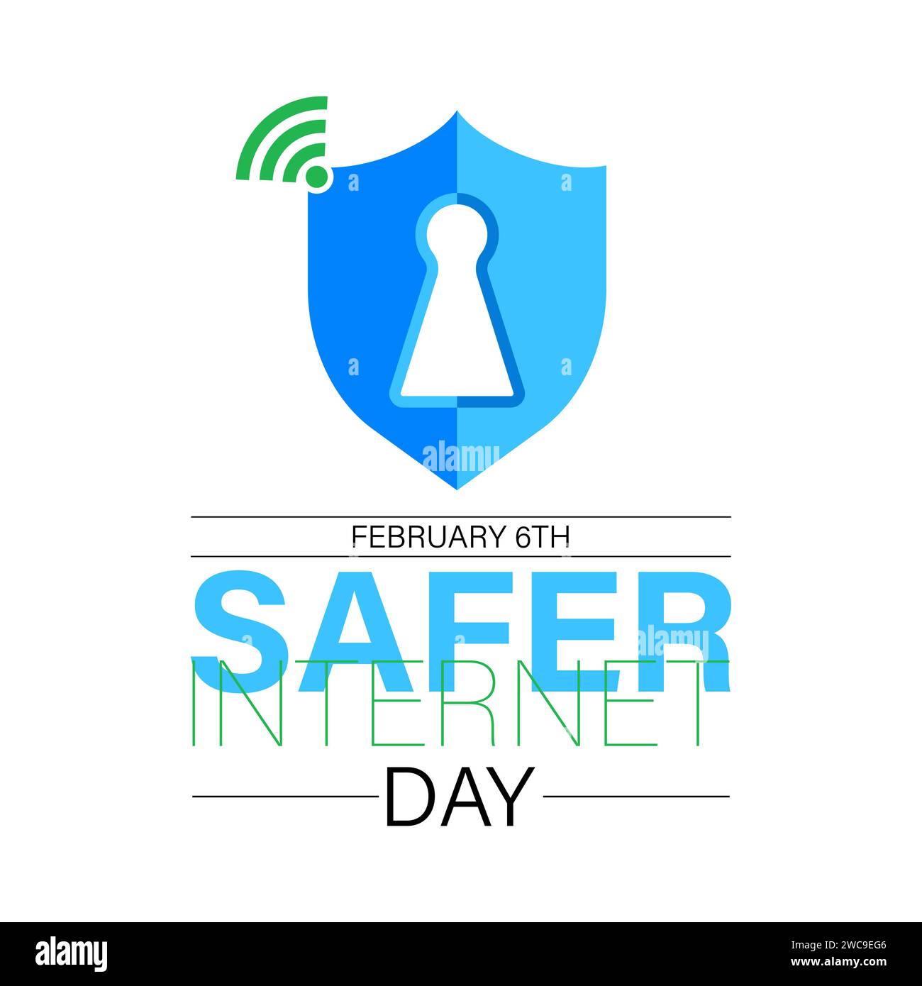 Safer internet day banner hi-res stock photography and images - Alamy