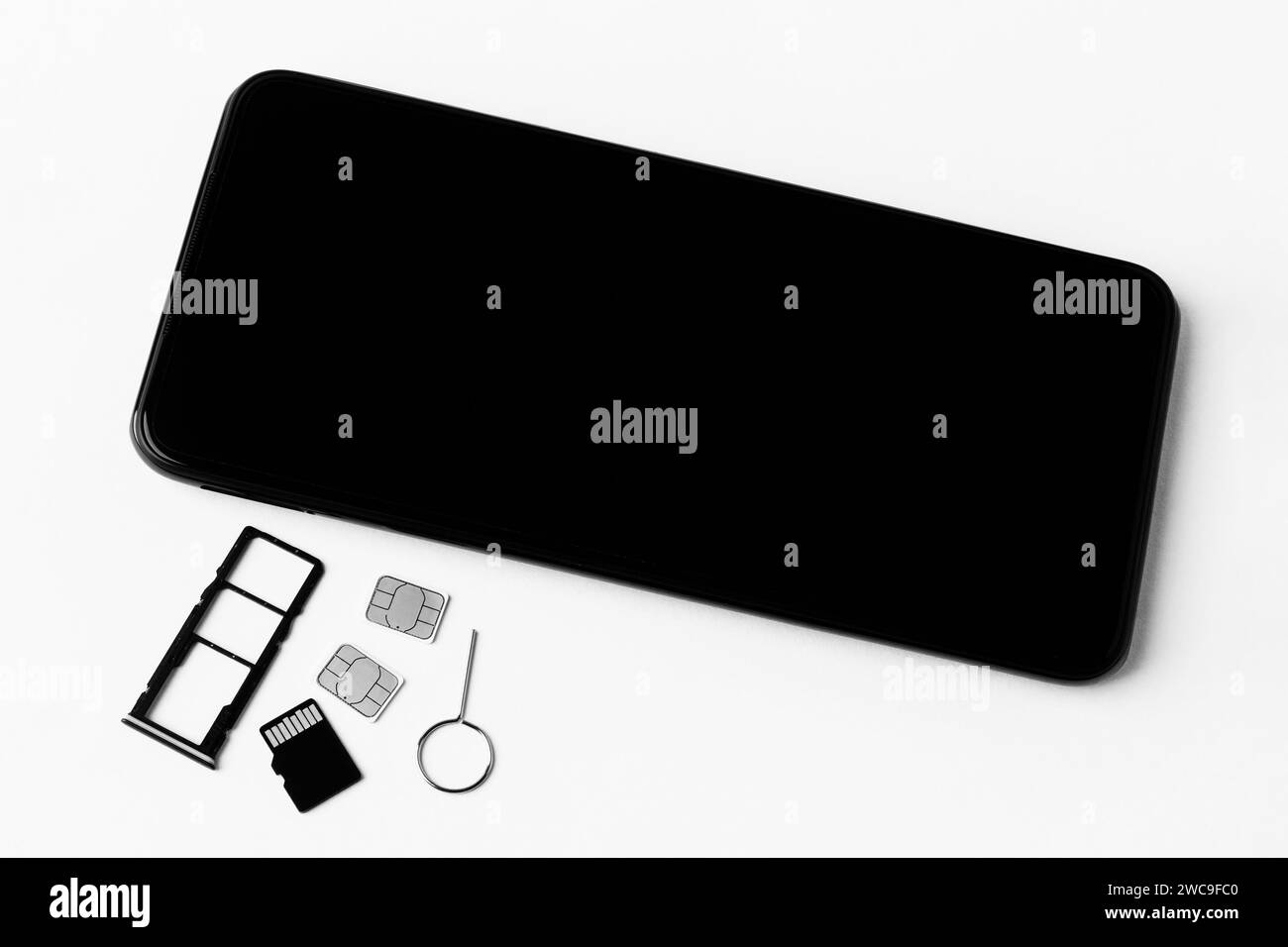 Two sim Black and White Stock Photos & Images - Alamy