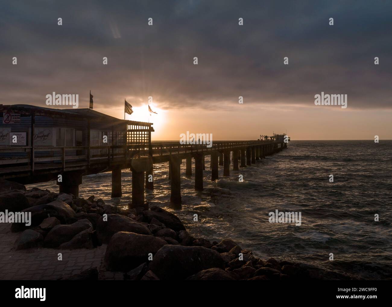 Swakopmund sunset hi-res stock photography and images - Alamy
