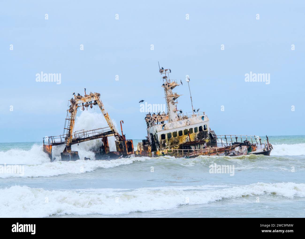 Namibia Swakopmund Zeila Shipwreck Stock Photo - Alamy