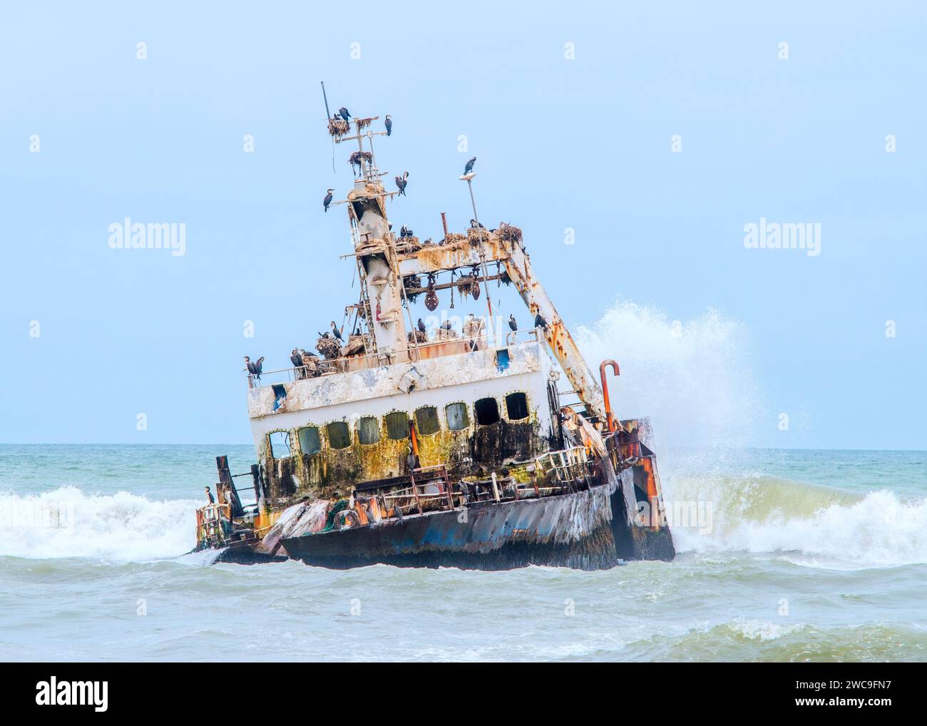 Namibia Swakopmund Zeila Shipwreck Stock Photo - Alamy