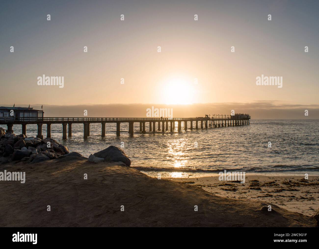 Namibia jetty hi-res stock photography and images - Alamy