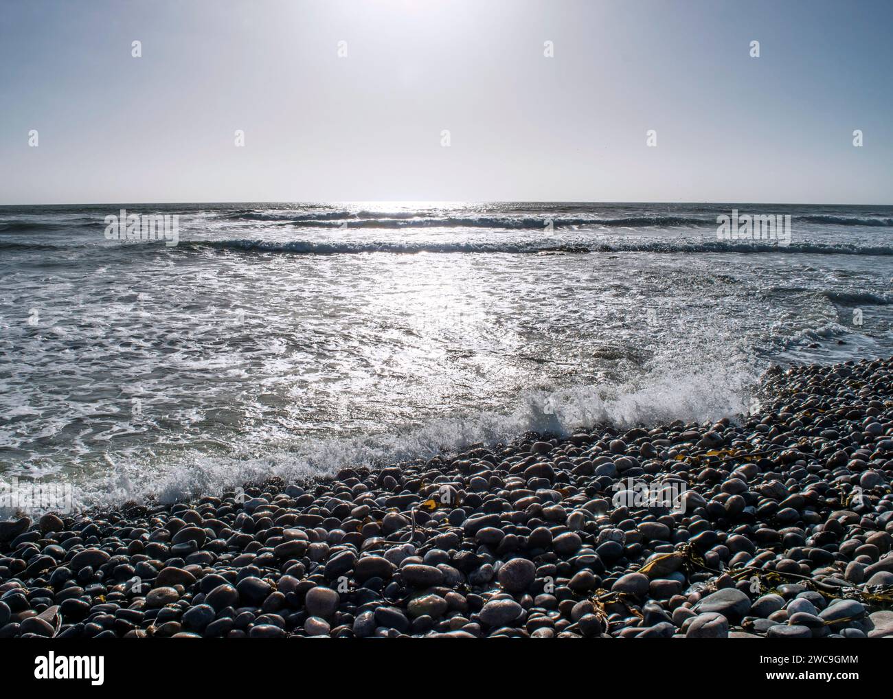 Namibia Swakopmund Beaches Sand Dunes Sea Landscapes Stock Photo - Alamy