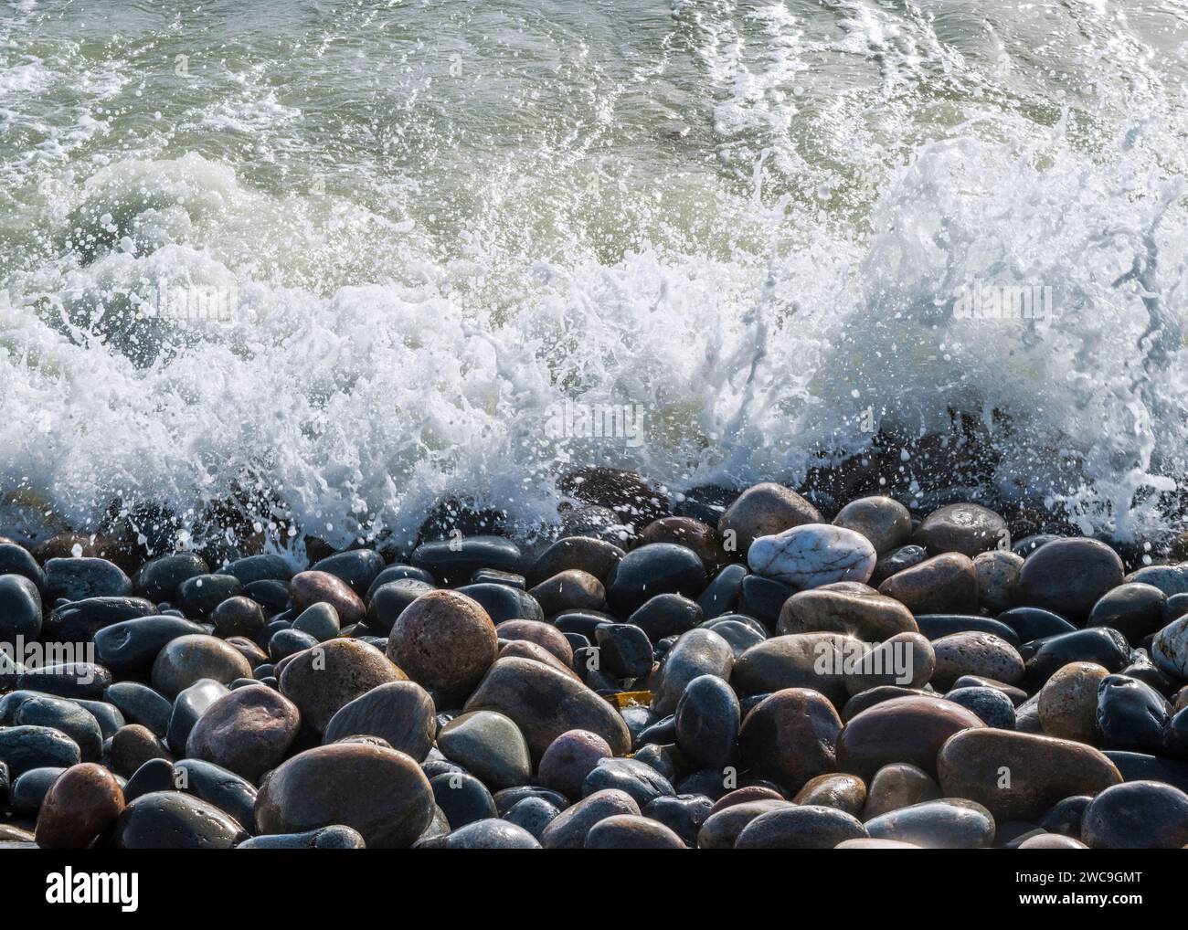 Namibia Swakopmund Beaches Sand Dunes Sea Landscapes Stock Photo - Alamy