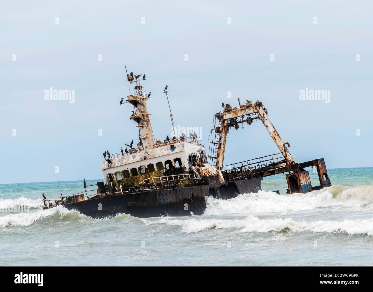 Namibia Swakopmund Zeila Shipwreck Stock Photo - Alamy