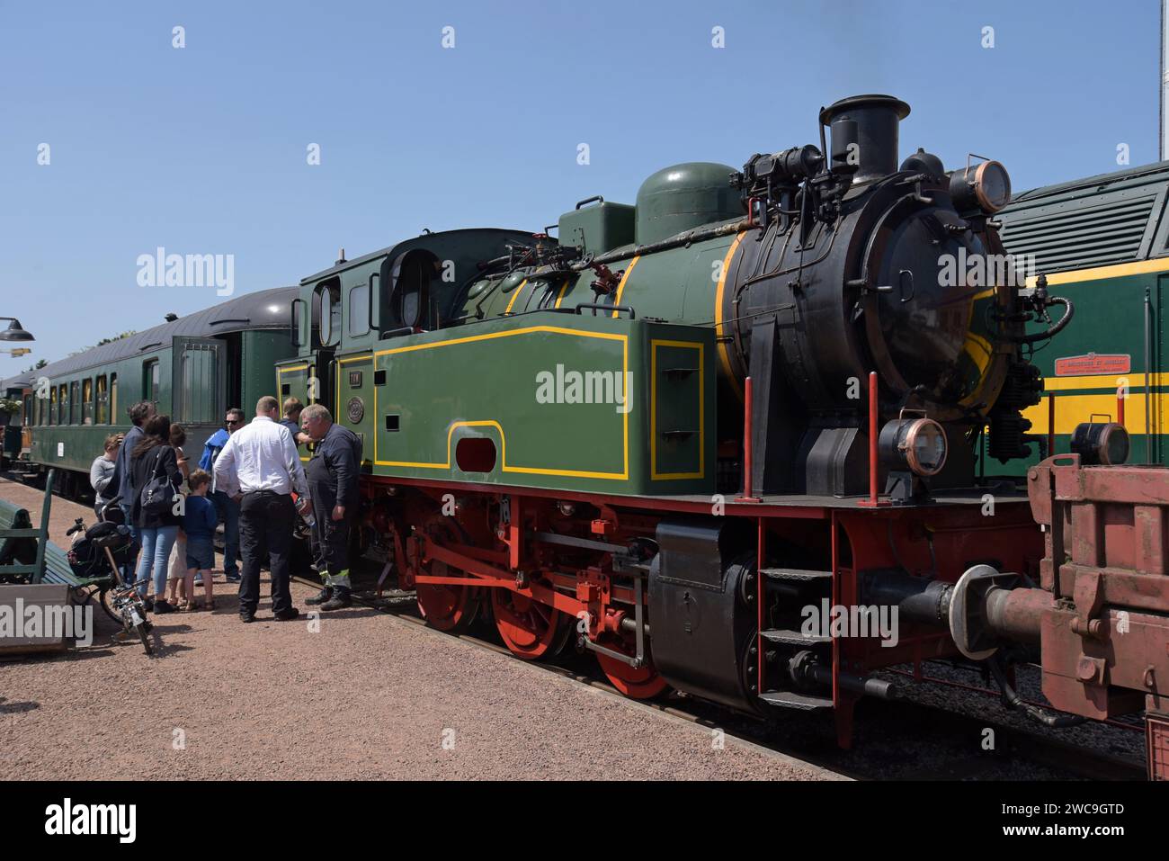 Krupp steam loco at the Railway to Liberty WW2 event, Maldegem Steam ...