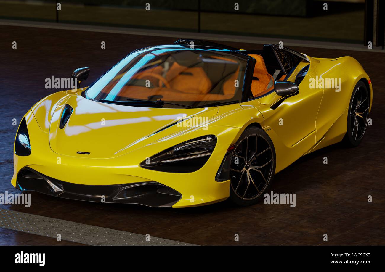 McLaren 720S Spider - Lighter, Stronger, Faster Stock Photo - Alamy