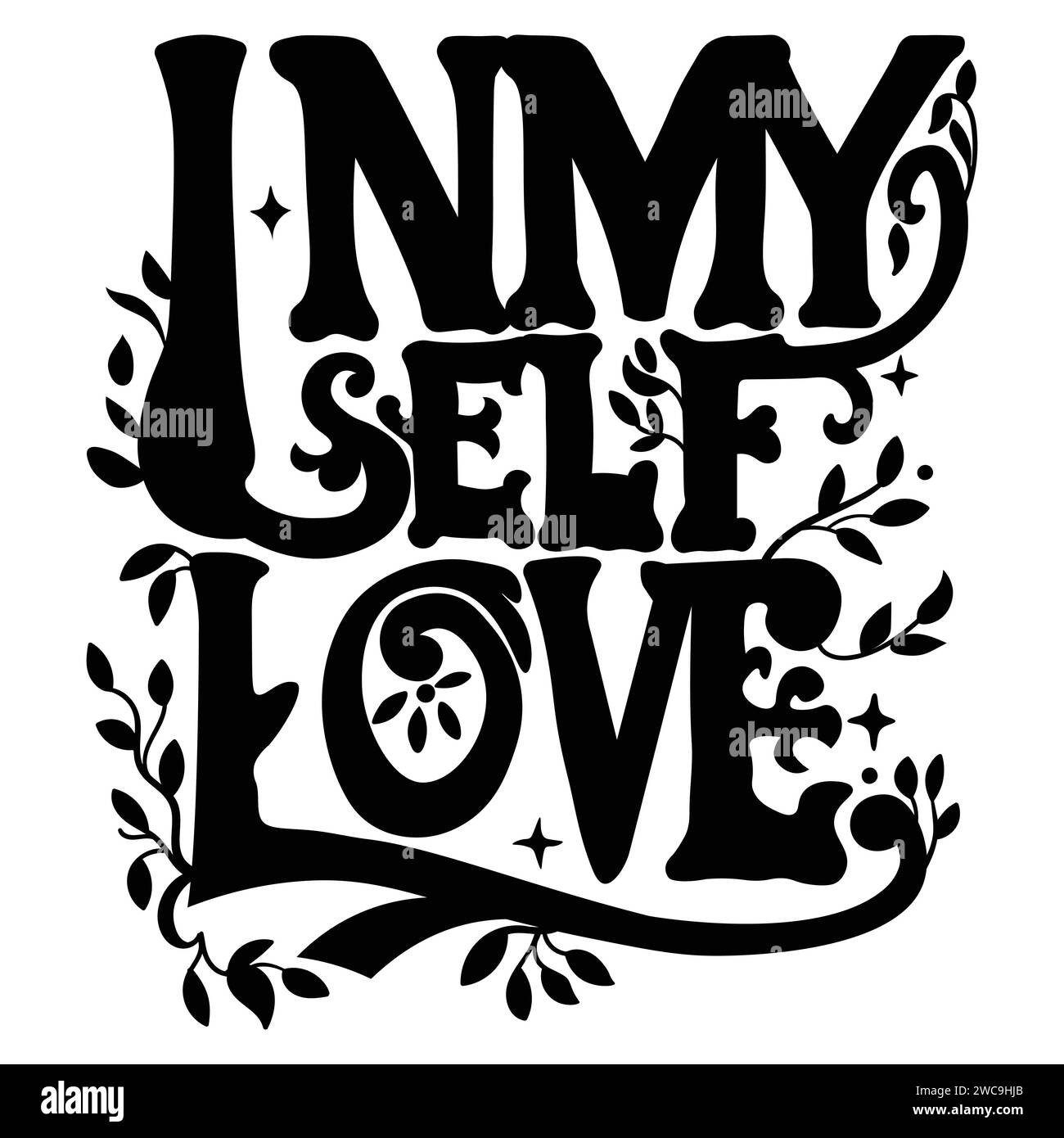 In My Self-Love Era, self-love with this exquisite typography art ...