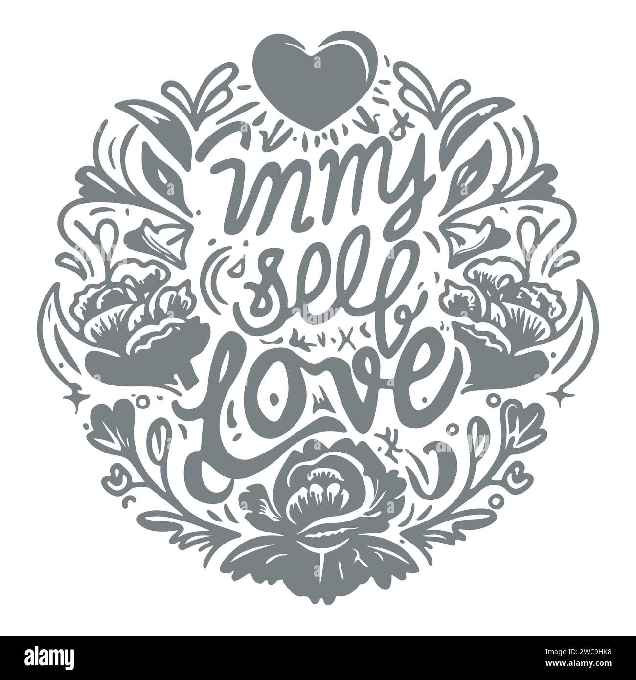 In My Self-Love Era, self-love with this exquisite typography art ...