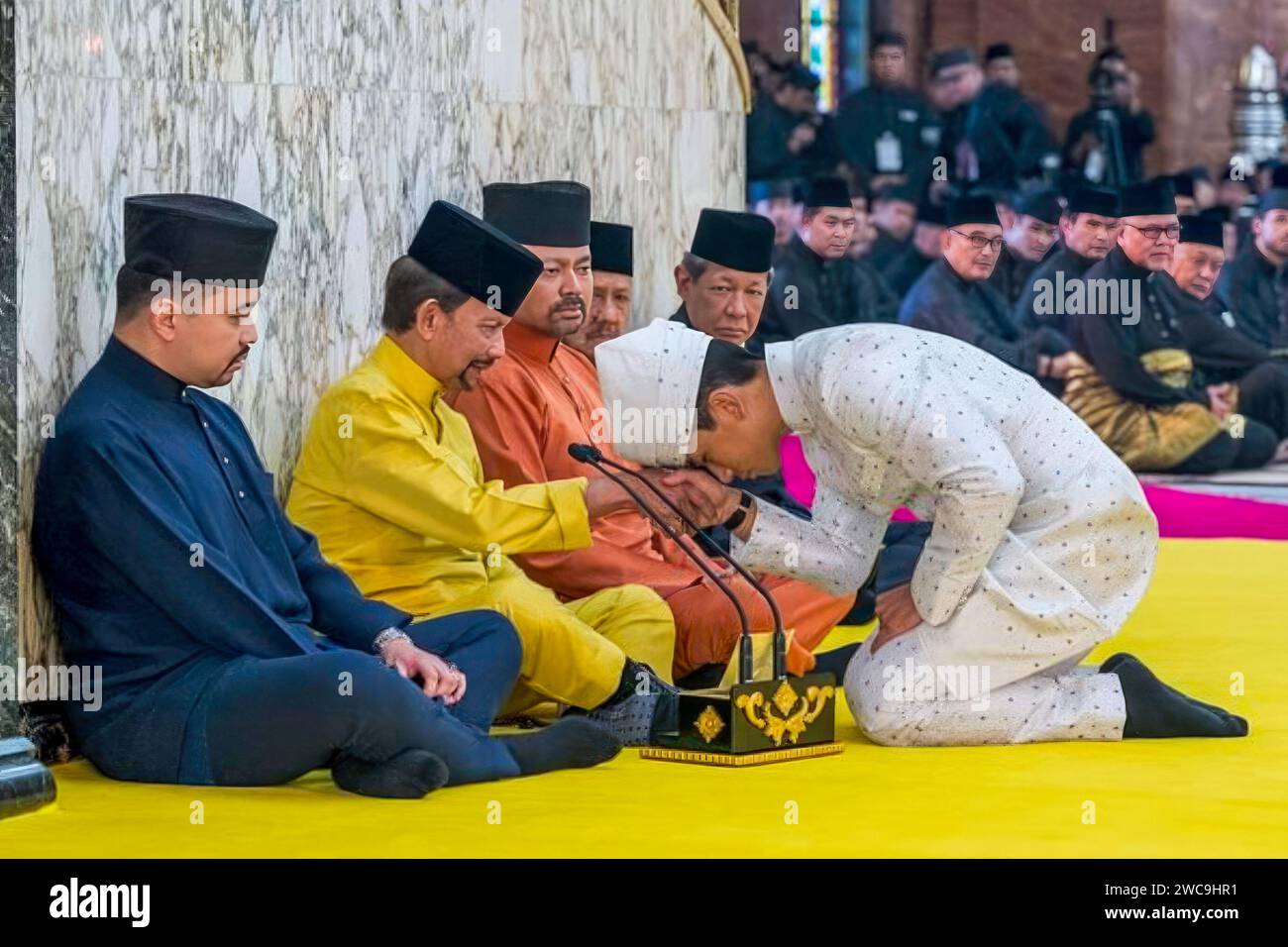 Bandar Seri Begawan, Brunei. 15th Jan, 2024. Prince Abdul Mateen ...