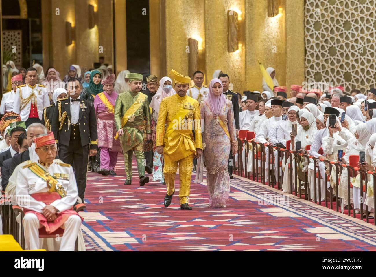 Bandar Seri Begawan, Brunei. 14th Jan, 2024. Brunei's Crown Prince Al ...