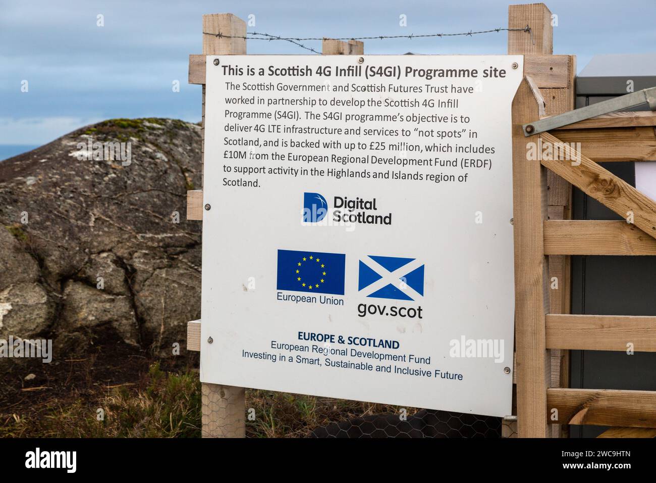 A Scottish 4G Infill station (to remove not spots from remote areas ...