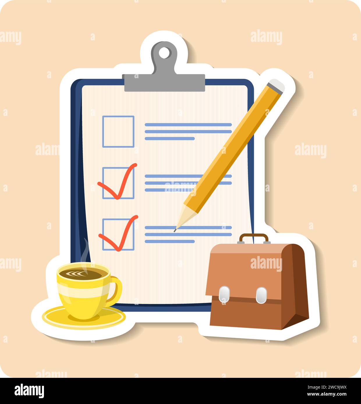 Occupation sticker illustration. 3D Vector Conceptual sticker ...