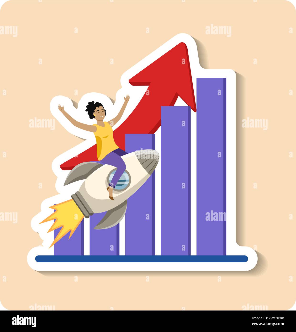 Personal development sticker illustration. Personal development plan ...