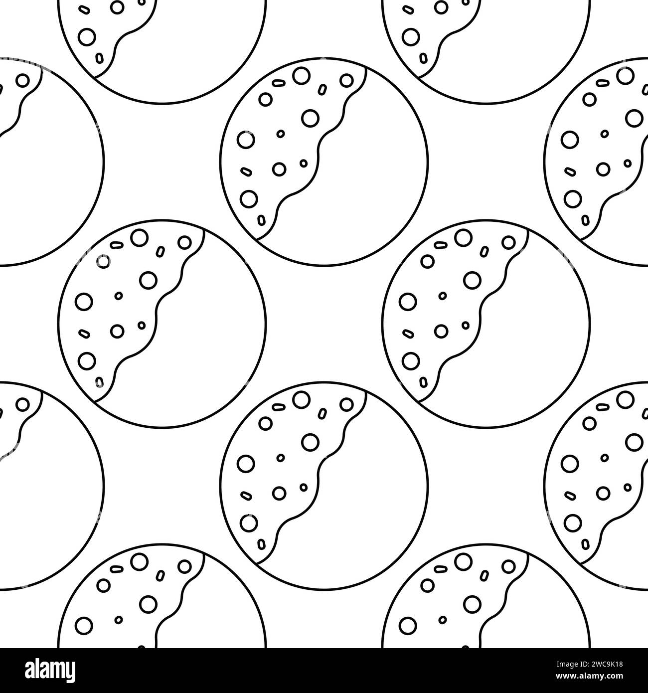 Pink white donut Black and White Stock Photos & Images - Alamy