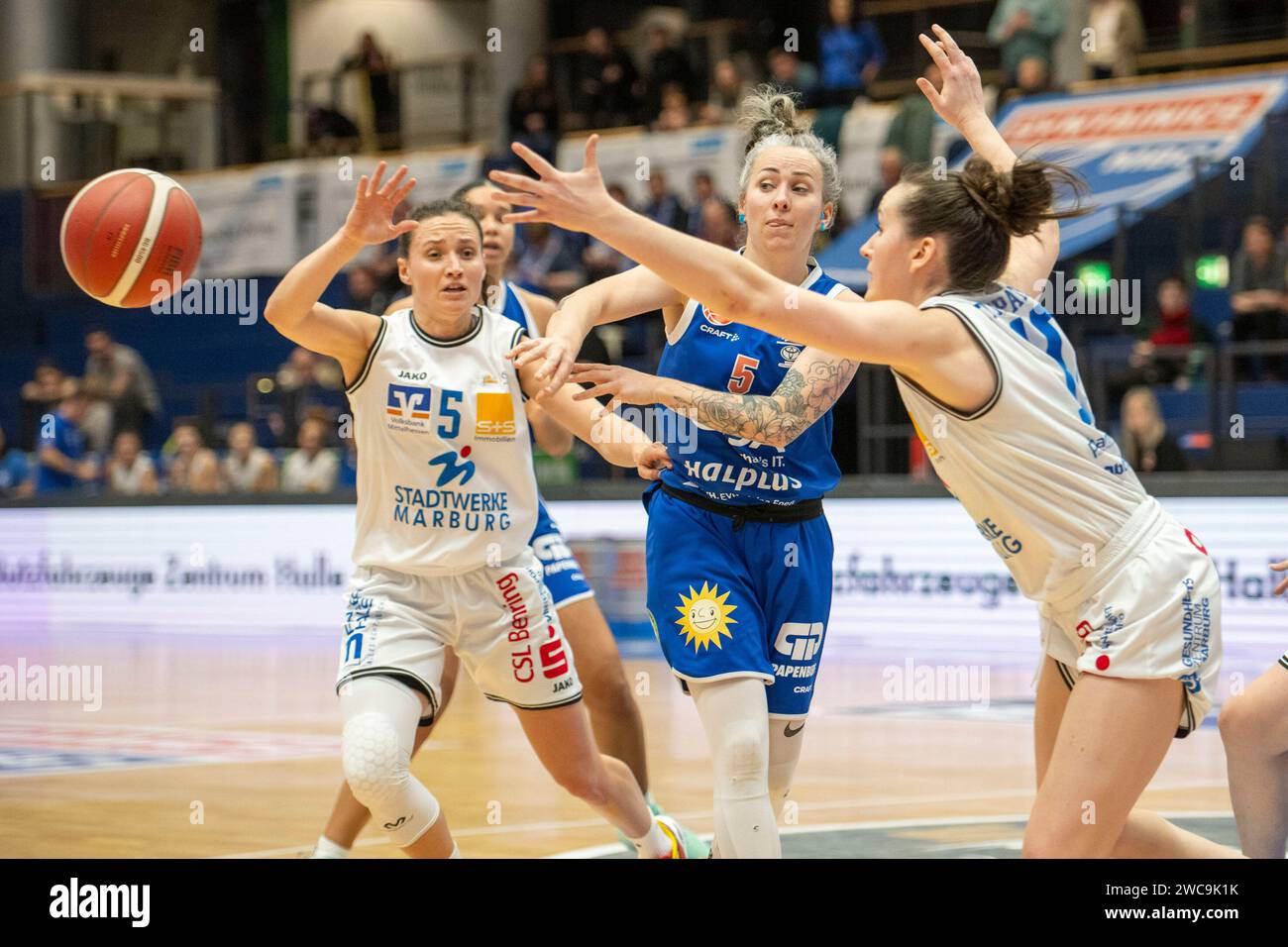 Halle, Deutschland. 14th Jan, 2024. Halle, Deutschland 14. Januar 2024: ...