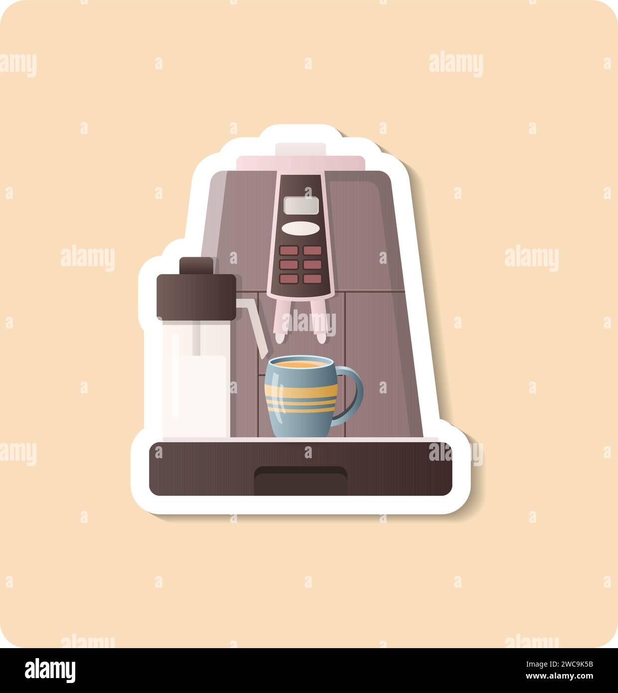 Automatic bean to cup coffee machine Cut Out Stock Images & Pictures ...