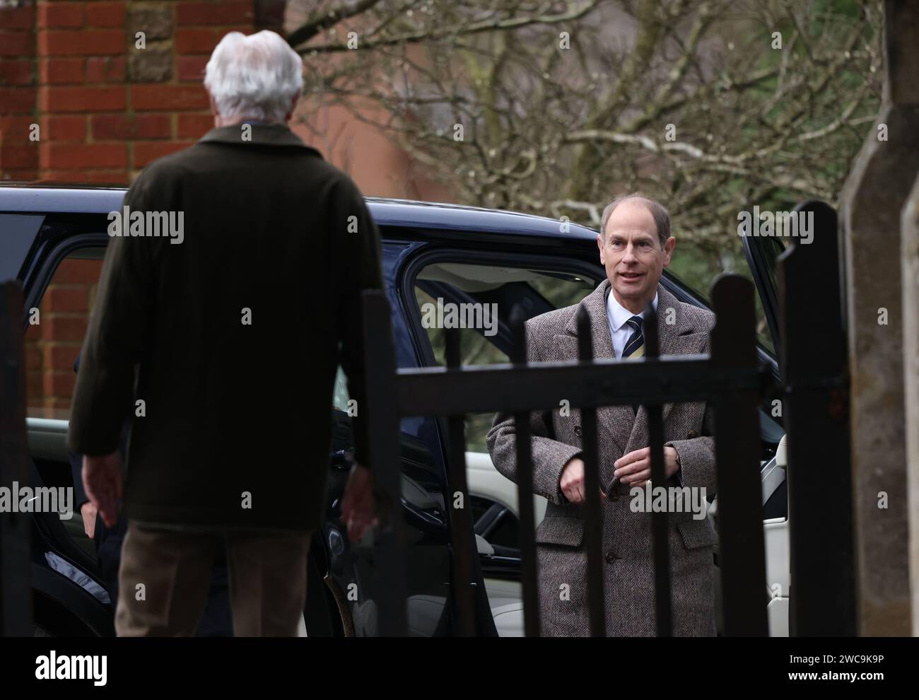 Castle Rising, UK. 14th Jan, 2024. Prince Edward The Duke of Edinburgh ...