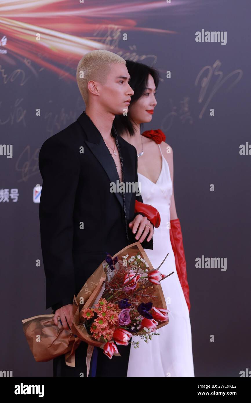 Japanese-American singer and model Mika Hashizume attends the 2024 ...