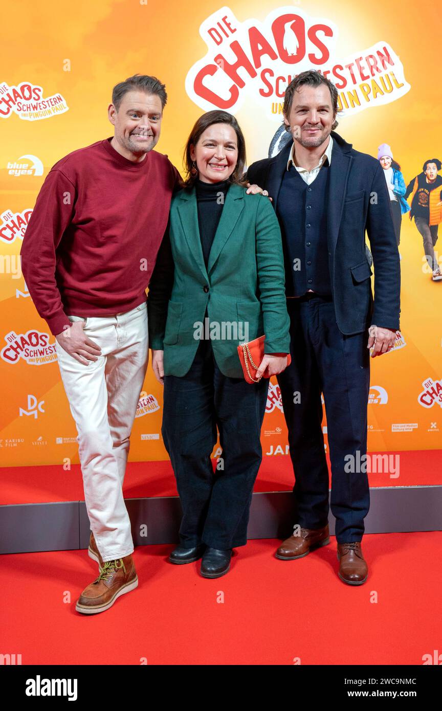 Max Giermann, Barbara Romaner und Felix Klare bei der Premiere des ...