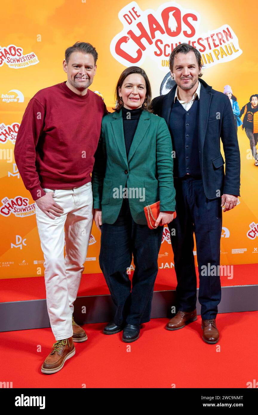 Max Giermann, Barbara Romaner und Felix Klare bei der Premiere des ...