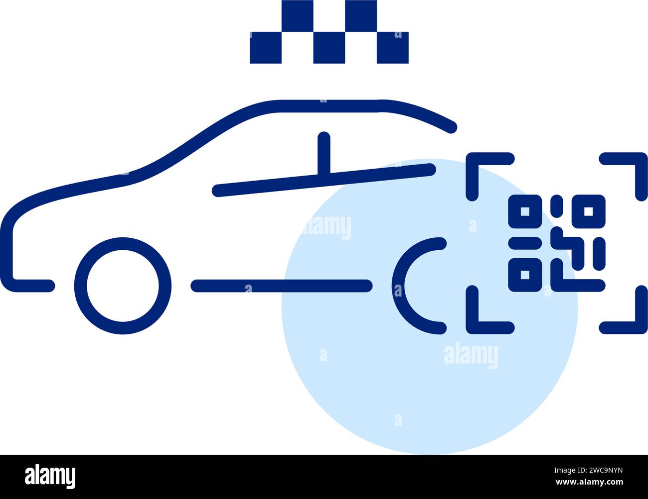 Qr code for mobile map Stock Vector Images - Alamy