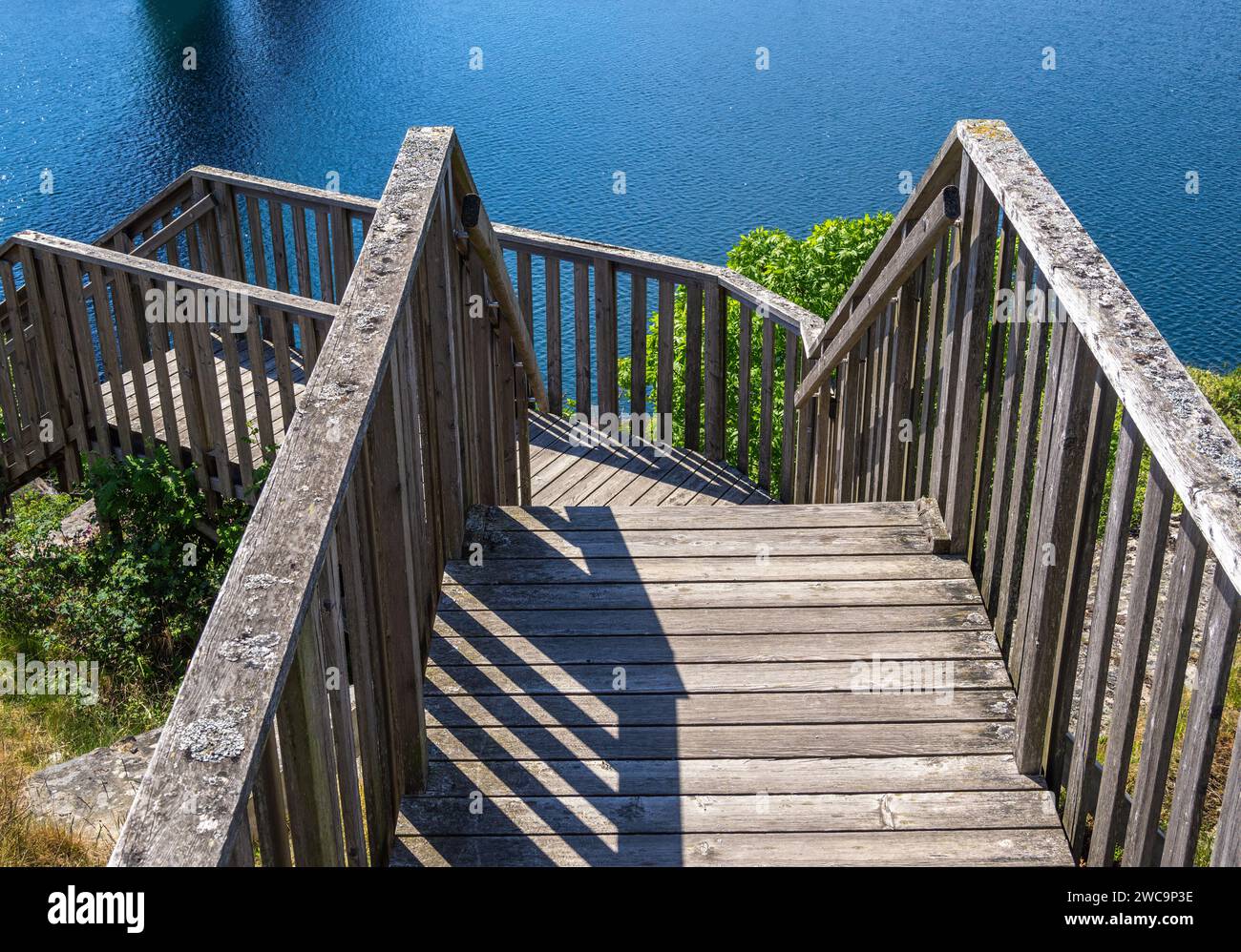 Wooden pathway above water hi-res stock photography and images - Alamy