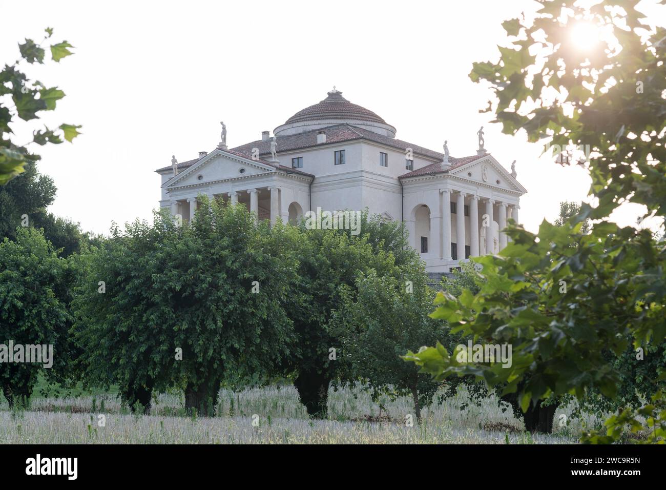 Renaissance Palladian Villa La Rotonda built in XVI century by Andrea ...