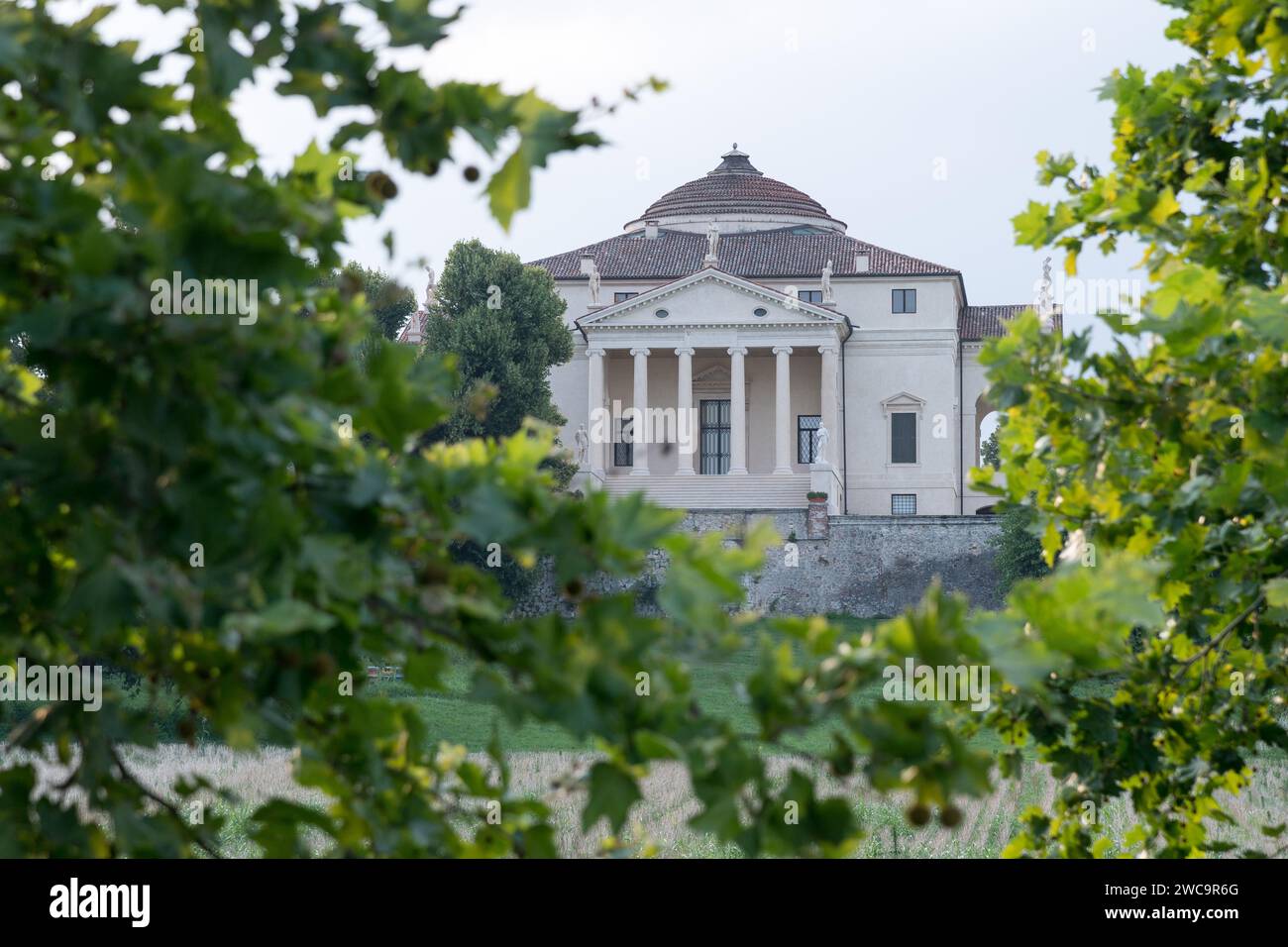 Renaissance Palladian Villa La Rotonda built in XVI century by Andrea ...