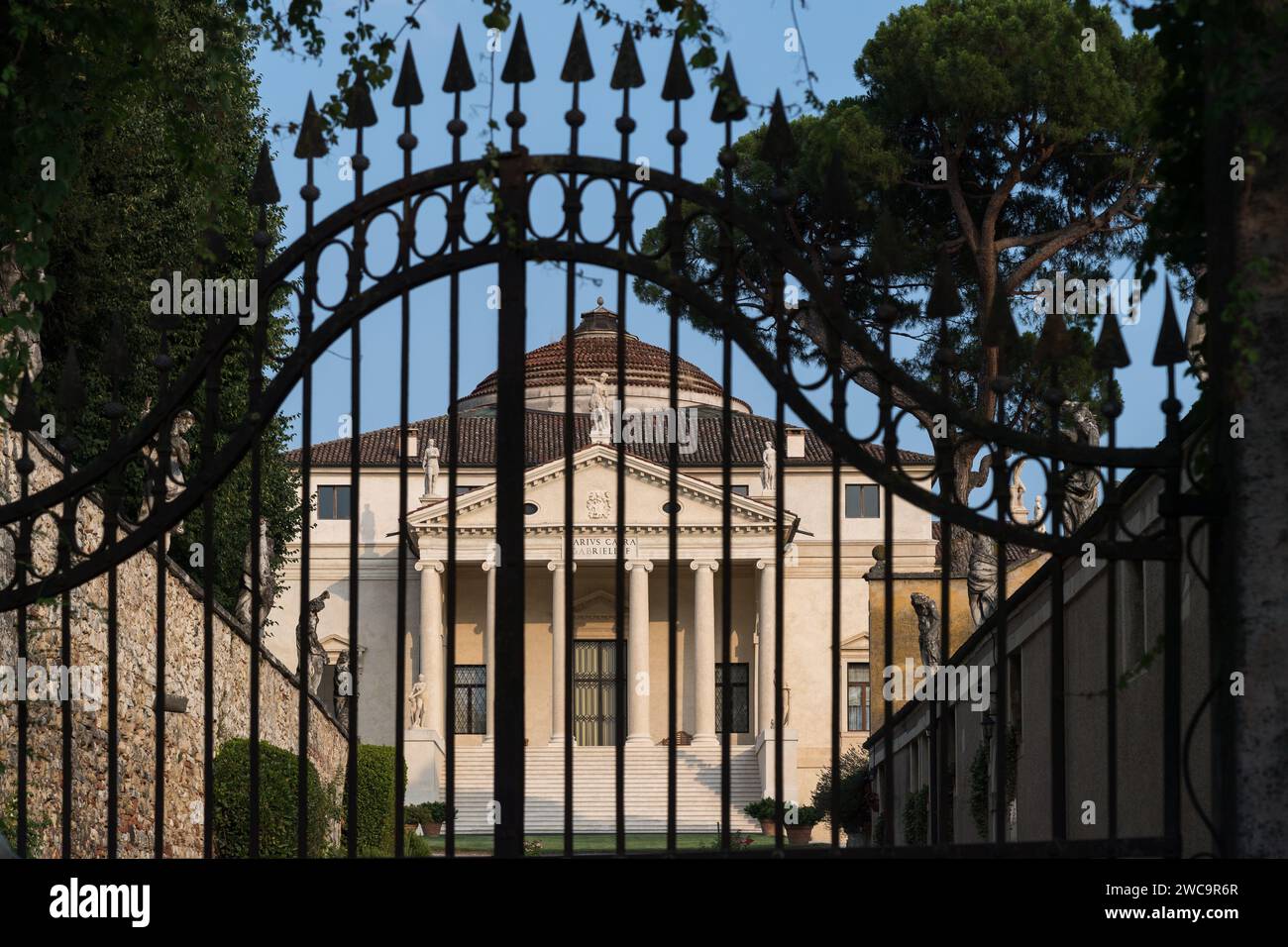 Renaissance Palladian Villa La Rotonda built in XVI century by Andrea ...
