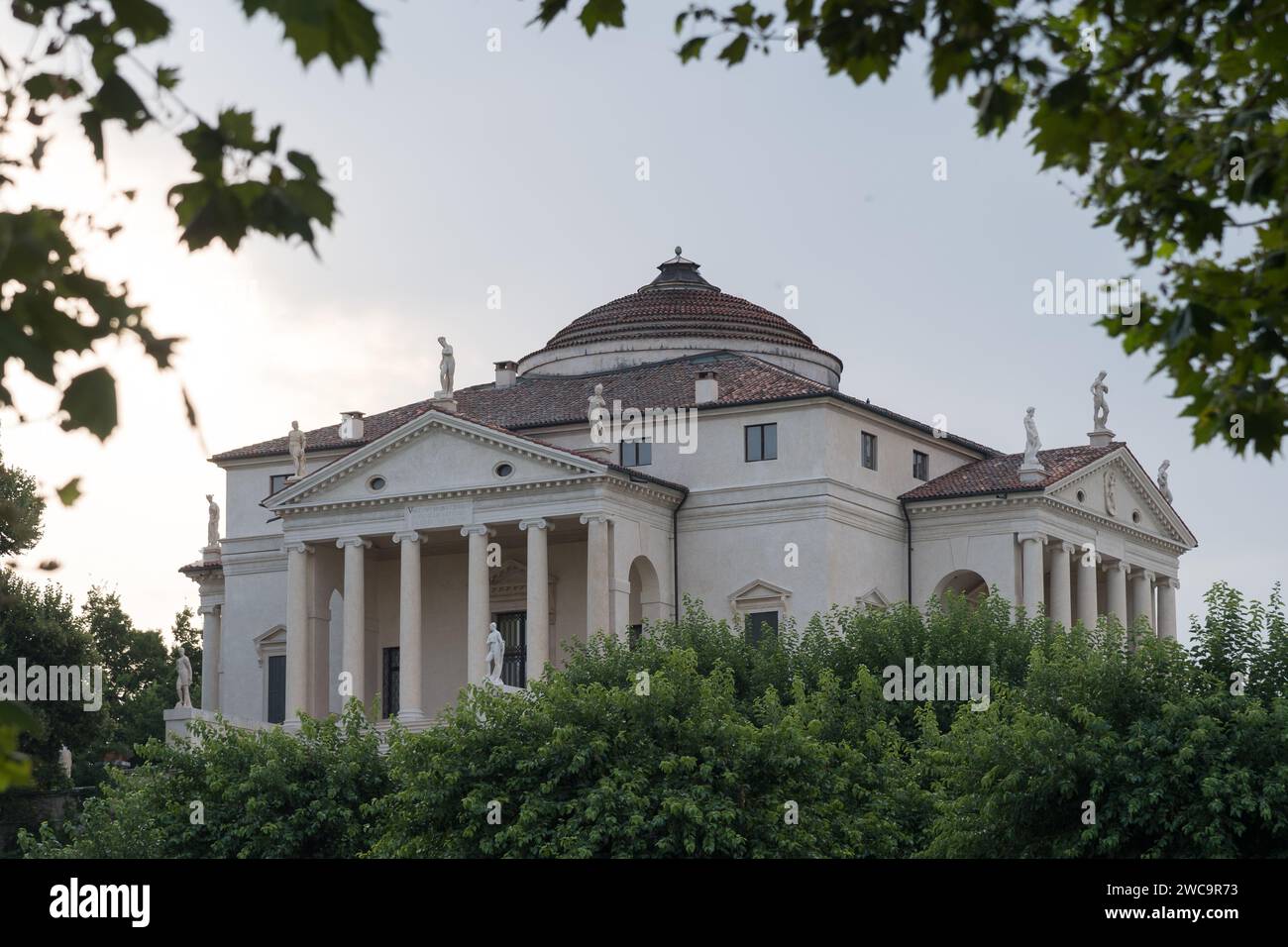 Renaissance Palladian Villa La Rotonda built in XVI century by Andrea ...