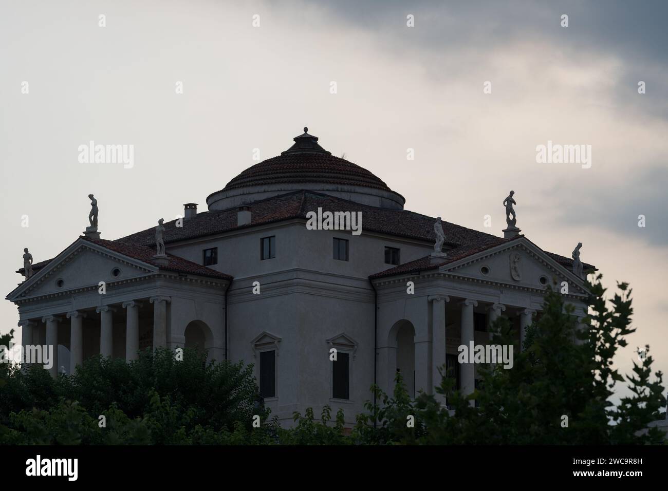 Renaissance Palladian Villa La Rotonda built in XVI century by Andrea ...