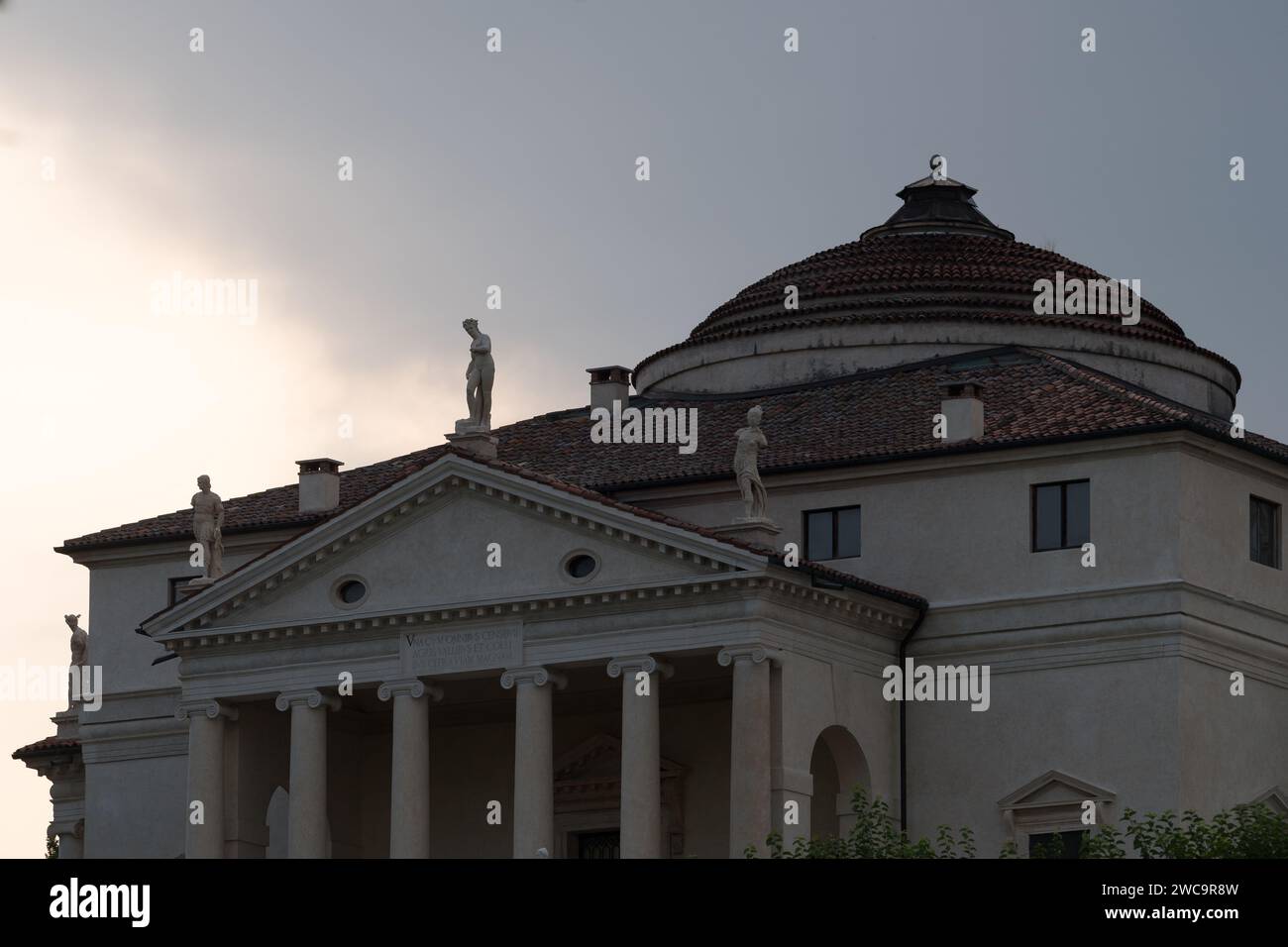 Renaissance Palladian Villa La Rotonda built in XVI century by Andrea ...