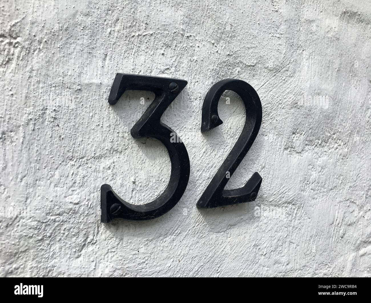 Old number 32 hi-res stock photography and images - Alamy