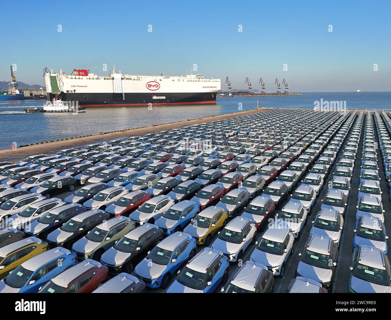Byd car yantai hi-res stock photography and images - Alamy