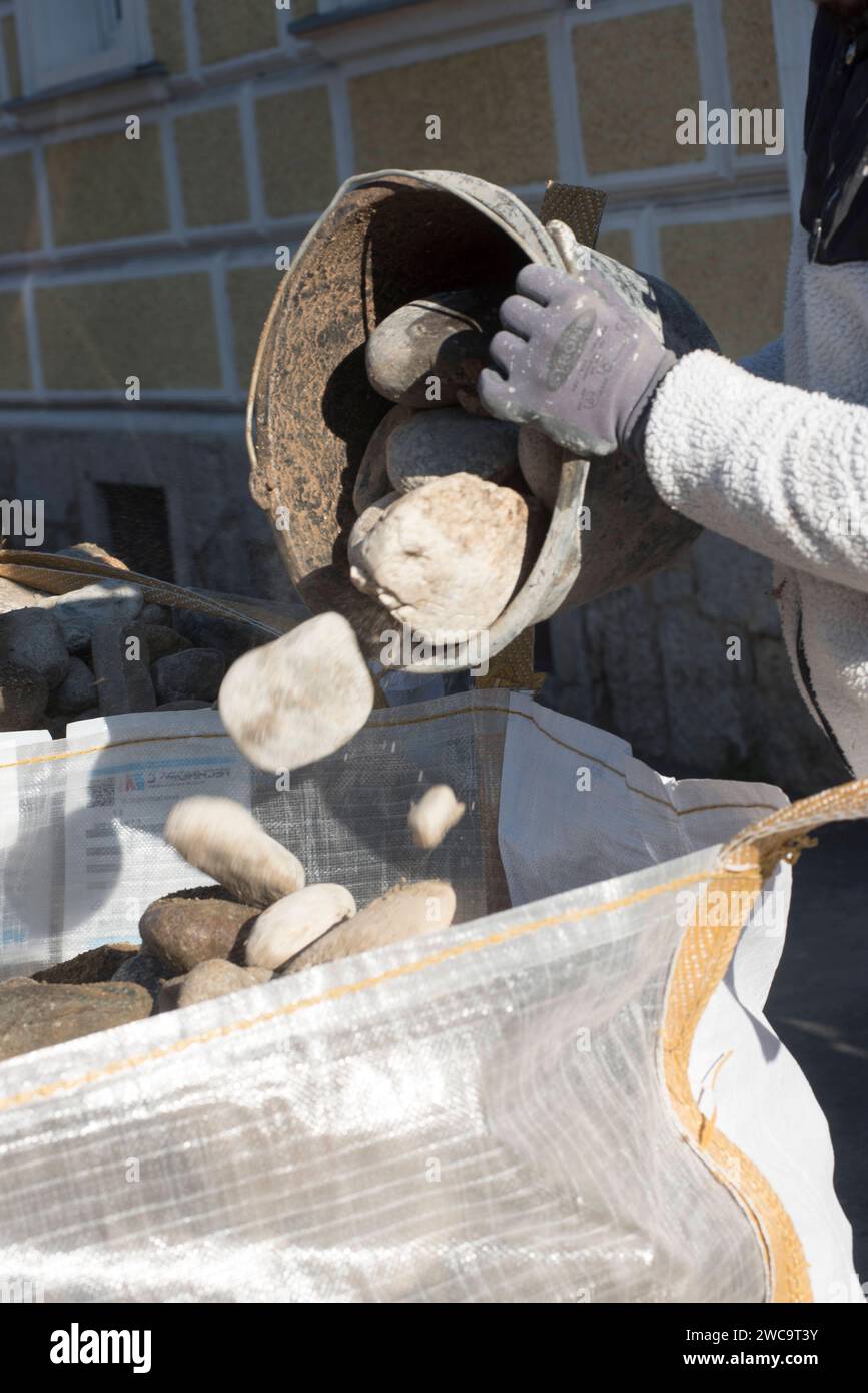 stone mining or stone quarry, resources for the construction industry ...