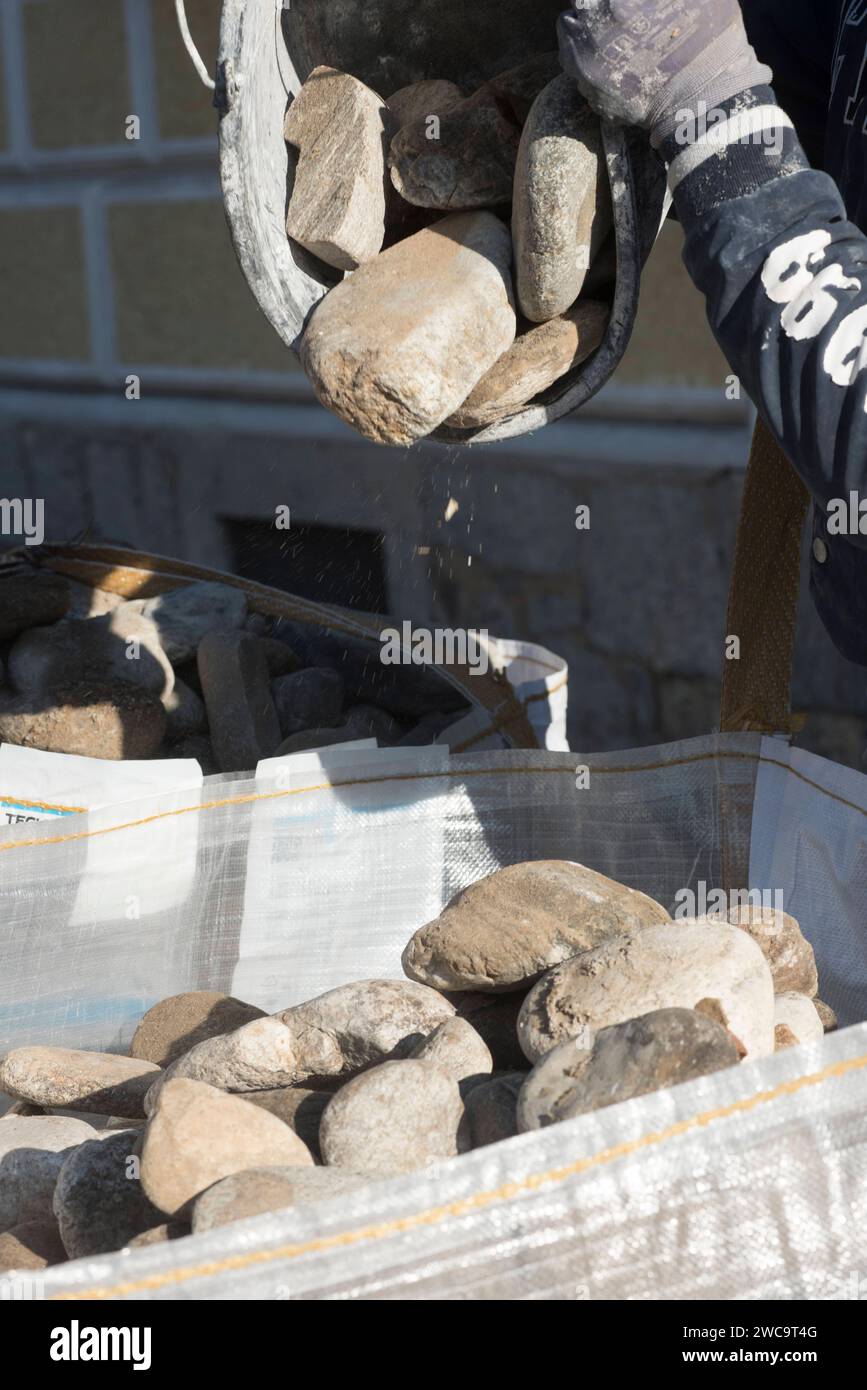 stone mining or stone quarry, resources for the construction industry ...