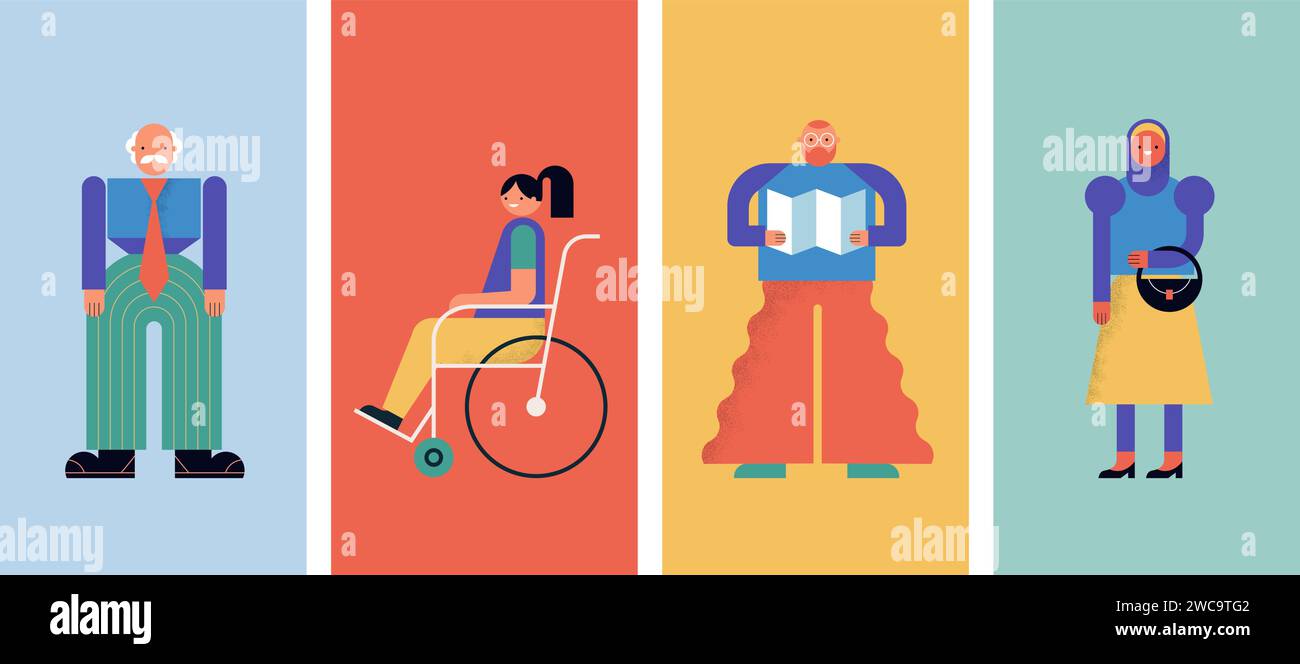 Diversity concept - people, community, family or neighborhood standing ...