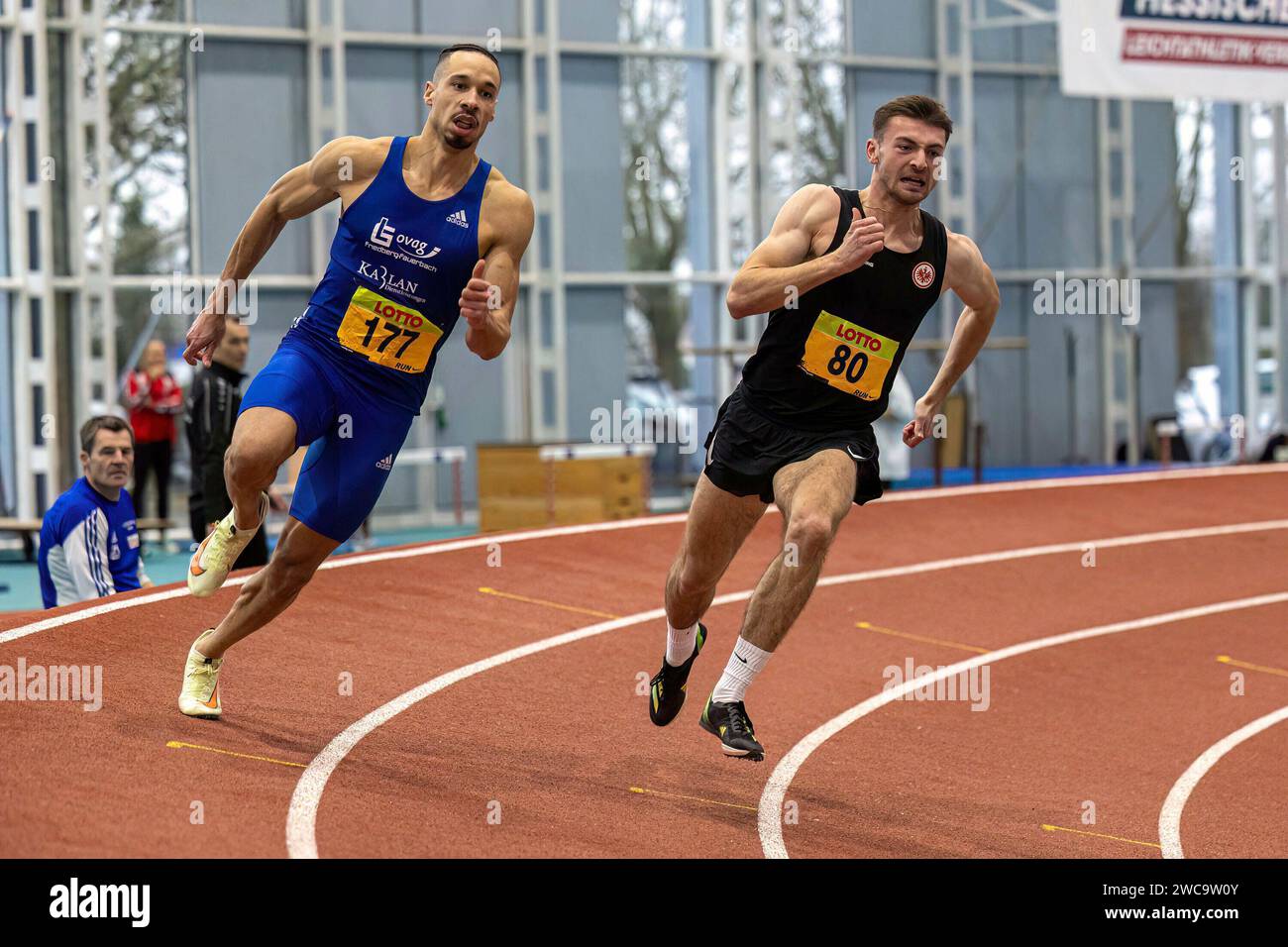 Frankfurt, Deutschland. 14th Jan, 2024. Steven Mueller (LG OVAG ...