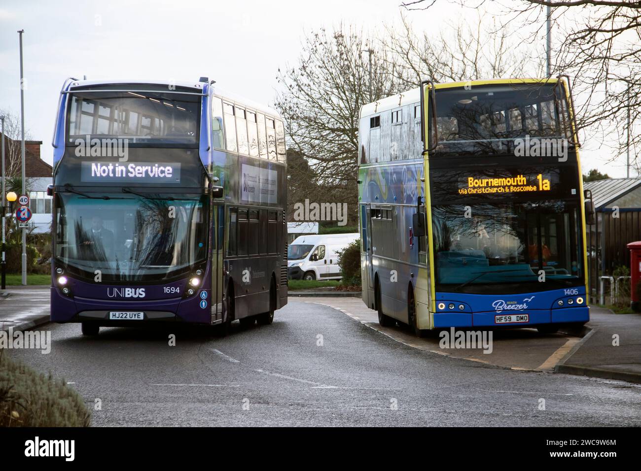 Christchurch to bournemouth bus routes hi-res stock photography and ...